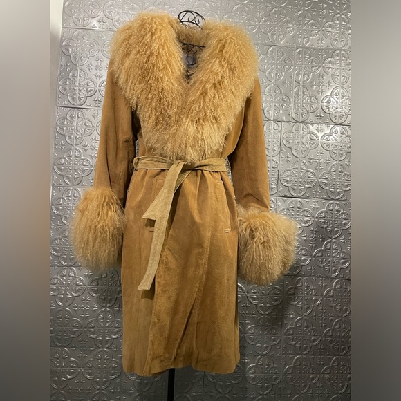 Vintage | Jackets & Coats | Juliet Michelle By Adler Leather Suede Tan ...